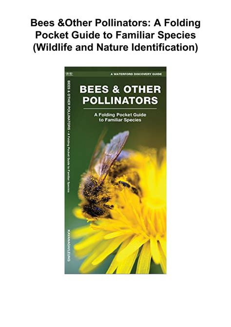 DOWNLOAD BOOK [PDF] Bees & Other Pollinators: A Folding Pocket Guide to ...