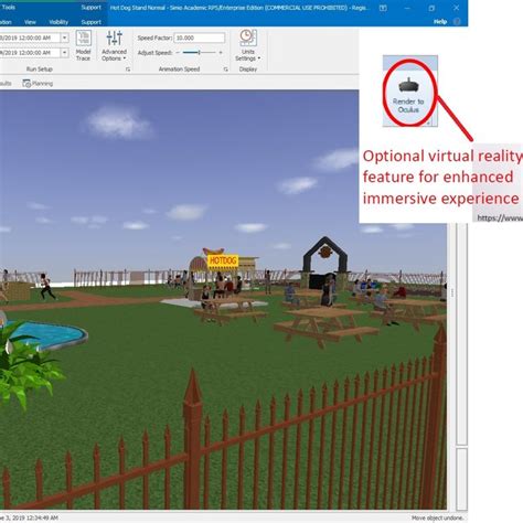 A Snapshot Of The Immersive Simulation Model Used In The Sample I Sbl Download Scientific