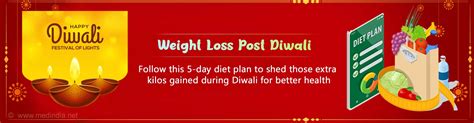 Tips To Lose Weight After Diwali 5 Day Diet Plan