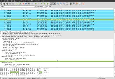 Håkon Nessjøen Blog Archive Dissecting Mikrotiks Mac Telnet packets