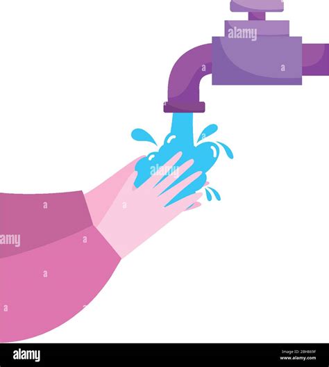 Covid 19 Coronavirus Washing Hands Frequently Isolated Icon White