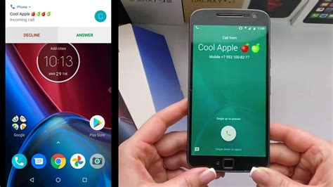 Motorola G4 Plus Screen Recorder Vs Incoming Call YouTube