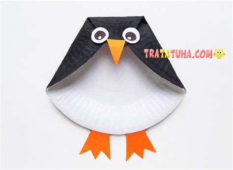 Paper Plate Penguin Craft