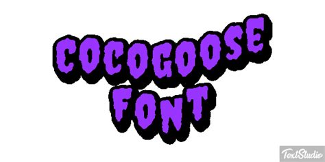 Cocogoose Font Font Animated Logo Designs