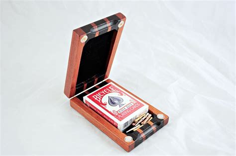 Compact Travel Cribbage 3 Player Jatoba And Wenge Bark Up A Tree Woodworks