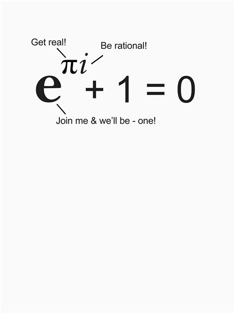 Euler S Identity The Most Beautiful Equation In Math Essential T Shirt By DopeXStuff Redbubble