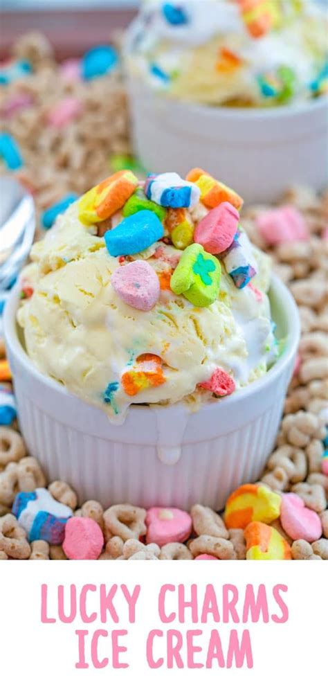 Lucky Charms Ice Cream Recipe Milk Ice Cream Cooking Ice Cream