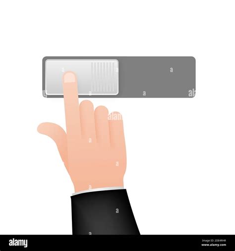 Flat Icon On And Off Toggle Switch Button Vector Format Vector Stock