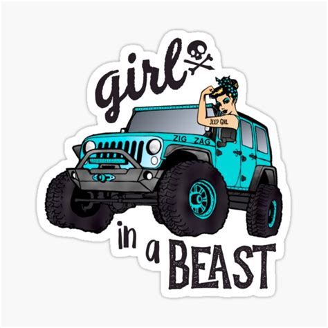 Paper Paper And Party Supplies Jeep Girls Vinyl Window Decal Pe