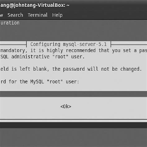 10 Entering A New Password For The Mysql Root User Download Scientific Diagram