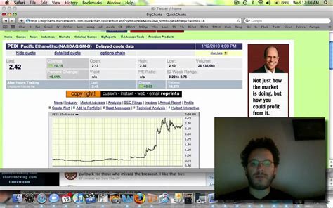 Timothy Sykes Pennystocking Silver Watchlist For January 13 2010 Youtube