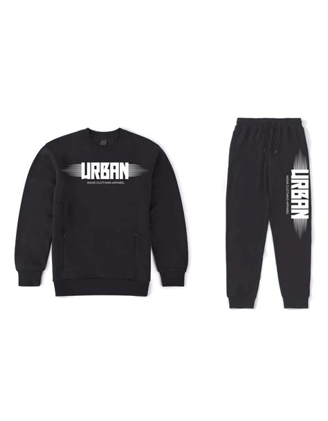 New Urban Wear Premium Crewneck Unisex Jogger Set Uwc Apparel