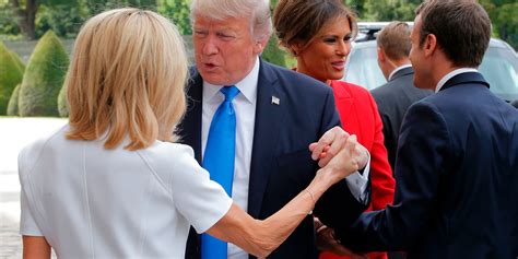 Donald Trump Adds A New Weird Handshake To His Repertoire When In Paris