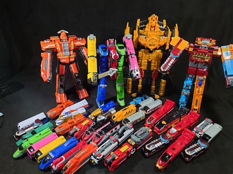 【目立った傷や汚れなし】w100 スーパー戦隊 烈車戦隊トッキュウジャー トッキュウオーディーゼルオー ビルドダイオー ハイパーレッシャテイ