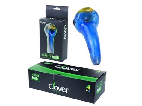 Clover Glass Hand Pipe Wpf 390