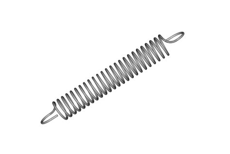 Metal Spring Clipart Black And White