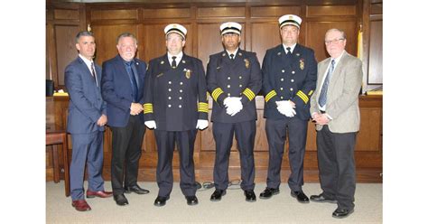 Hasbrouck Heights Mayor Swears In New Fire Chiefs Hasbrouck Heights