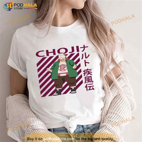 Kanji Graphic Choji Akimichi Naruto Shippuden Shirt