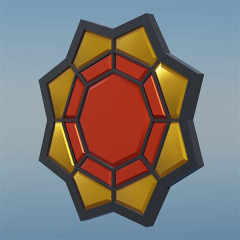 🐉 Pokemon Thunder Badge・ Stl File For 3d Printing・cults