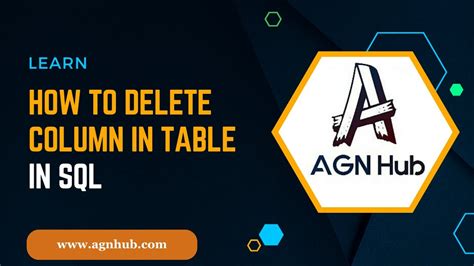 How To Delete Column In Table In Sql Sql Alter Command Youtube