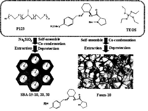L Proline Derived Mesoporous Organic Estersil Material As Well As