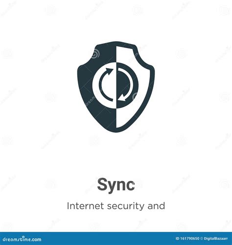Sync Vector Icon On White Background Flat Vector Sync Icon Symbol Sign