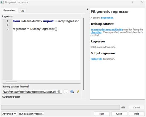 Fit Generic Regressor — Enmap Box 314 Documentation