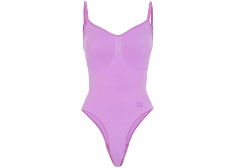 Fendi X Skims Sculpting Thong Bodysuit Colorado Fw21