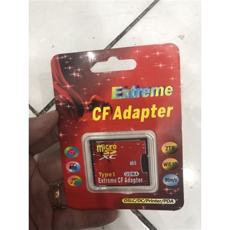 Jual Memory Compactflash Cf Adapter Microsd Dan Sdhc Shopee Indonesia