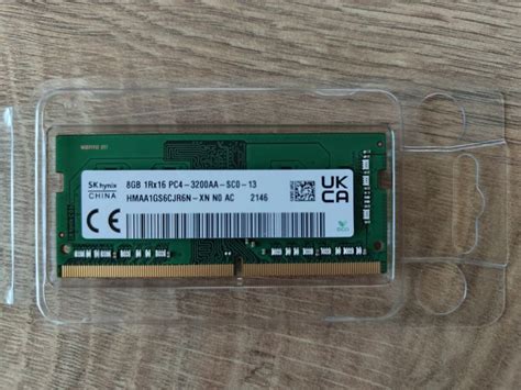 Sk Hynix 2x8gb Ddr4 1rx16 Pc4 3200aa Sco 13 So Dimm