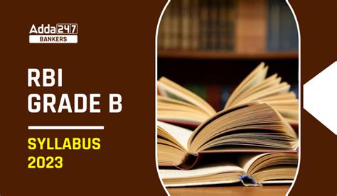 Rbi Grade B Syllabus 2023 Revised Syllabus And Exam Pattern
