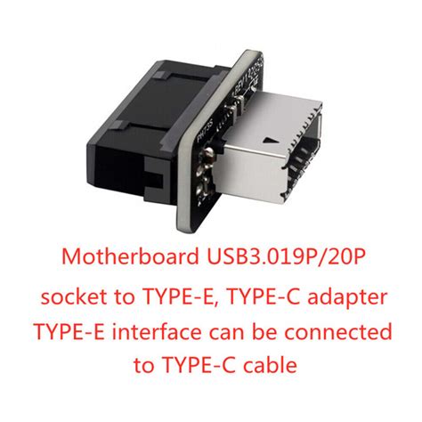Usb 30 Internal Header To Usb 3132 Type C Converter For Computer