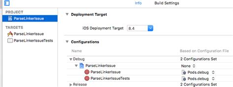 Ios Apple Mach O Linker Error After Updating To Parse 184 Pod