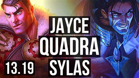 JAYCE Vs SYLAS MID Quadra Legendary 24 4 8 400 Games NA