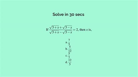 How To Solve Componendo Dividendo Questions On Algebra Quickly