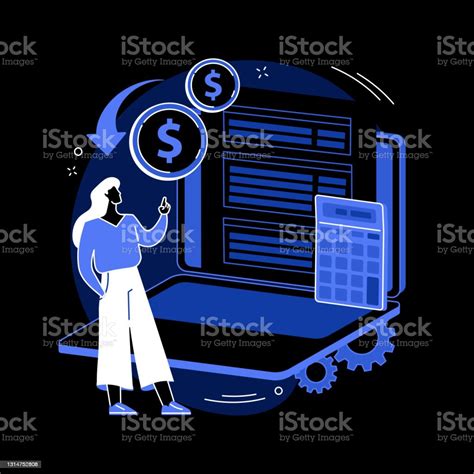 세금 환급 추상 개념 벡터 일러스트레이션을 작성합니다 Internal Revenue Service에 대한 스톡 벡터 아트 및