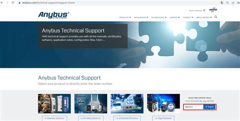 How To Upgrade Firmware For Anybus Communicator Hms Support Portal