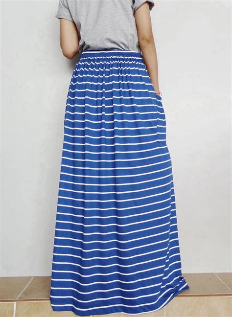 Women Maxi Long Skirt Casual Gypsy Bohemian Cotton Blend In Etsy