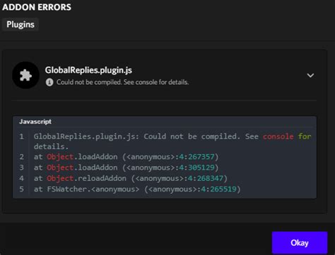 Bug Globalreplies Fails To Compile · Issue 178 · Qwertxdbetterdiscordplugins · Github