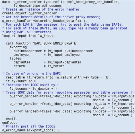 Error Handling Framework For Abap Proxies Part 2 Sap Community