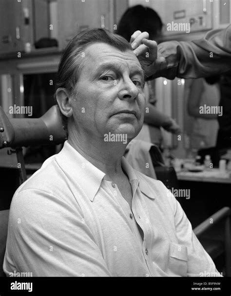 Actor Clive Dunn Getting Ready For His Role As Lance Corporal Jones In