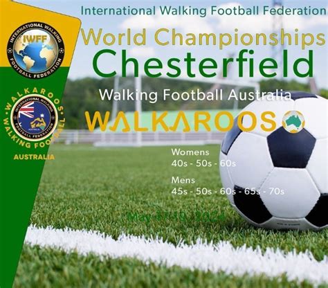 World Championships Walking Football Chesterfield Uk 2024 Wffa