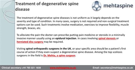Ppt What Is Degenerative Spine Disease Treatment Risk And