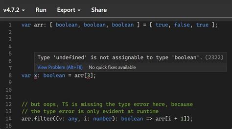 Theres Lots Of Examples Of Type Errors That Only Exhibit Themselves At