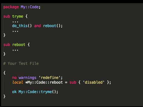 Lightning Talk Perl Test Mock Module Ppt