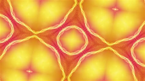 Vj Loop Yellow Neon Kaleidoscope Seamless Animation 13155462 Stock