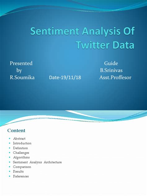 Sentiment Analysis Of Twitter Data My Pdf Accuracy And Precision Applied Mathematics