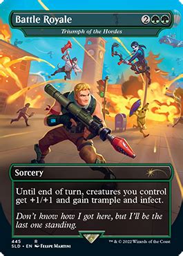 Magic Mixes It Up With Fortnite In The Secret Lair Magic The Gathering