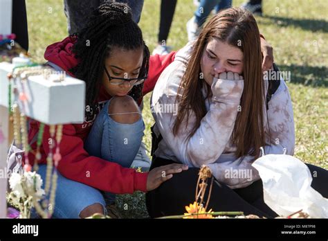 Students From Marjory Stoneman Douglas High School Walkout From School