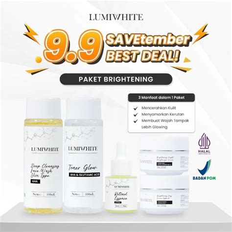 Jual Lumiwhite Paket Brightening Series Shopee Indonesia